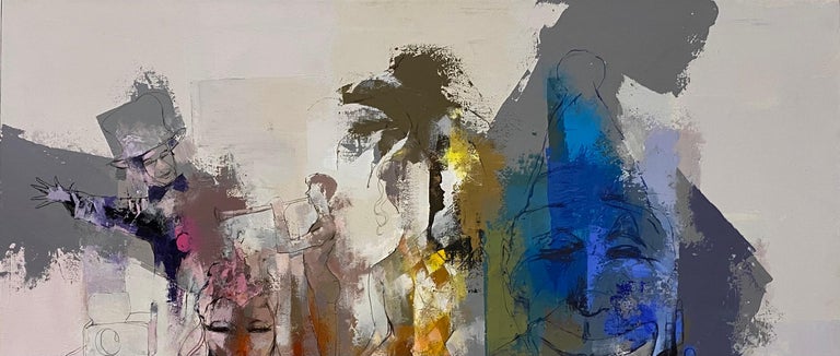 Roy Steinberg Oil on Canvas Painting Titled "The Wizard of Oz" For Sale ...