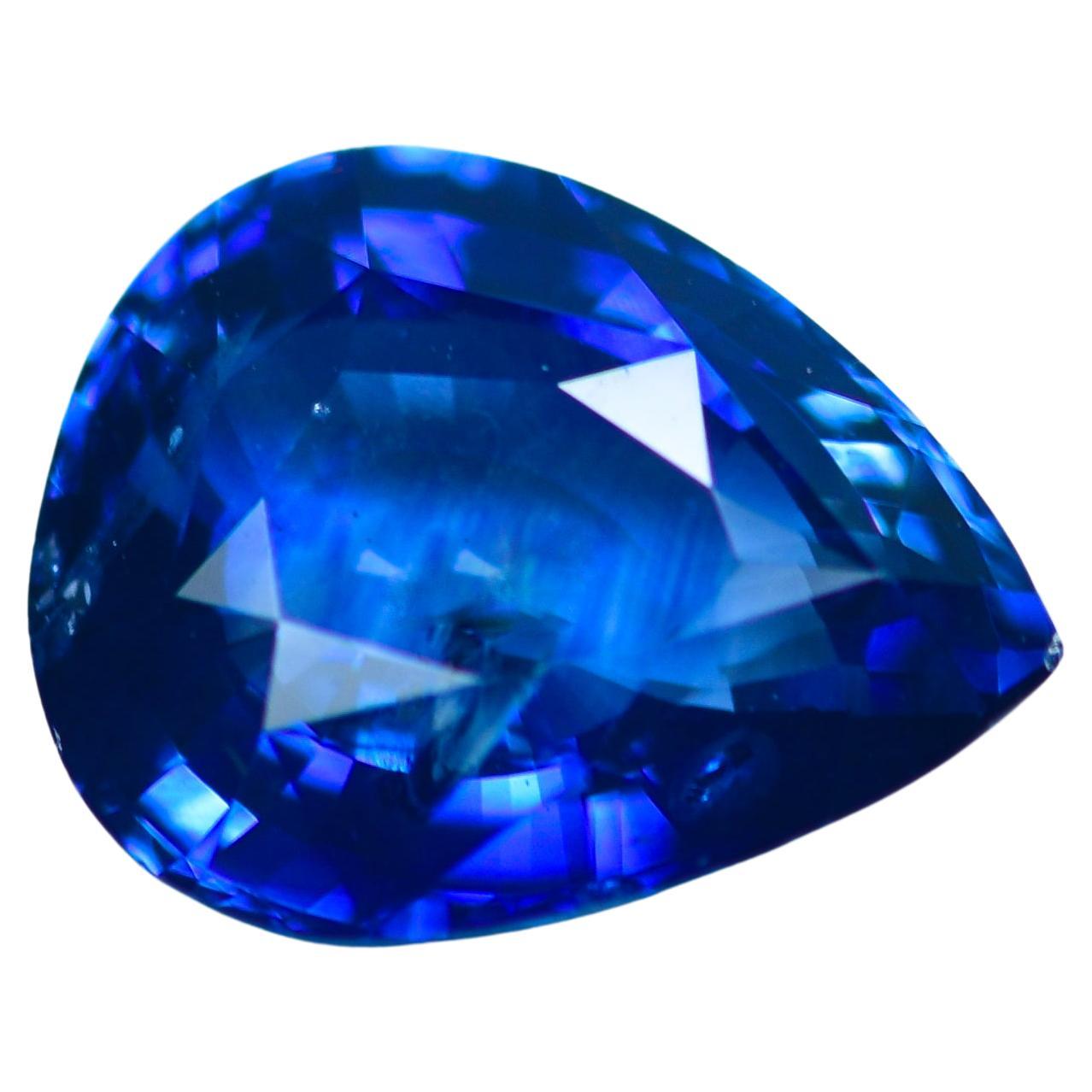 Blue Sapphire 1.35 Carat, IGI Certified For Sale at 1stDibs