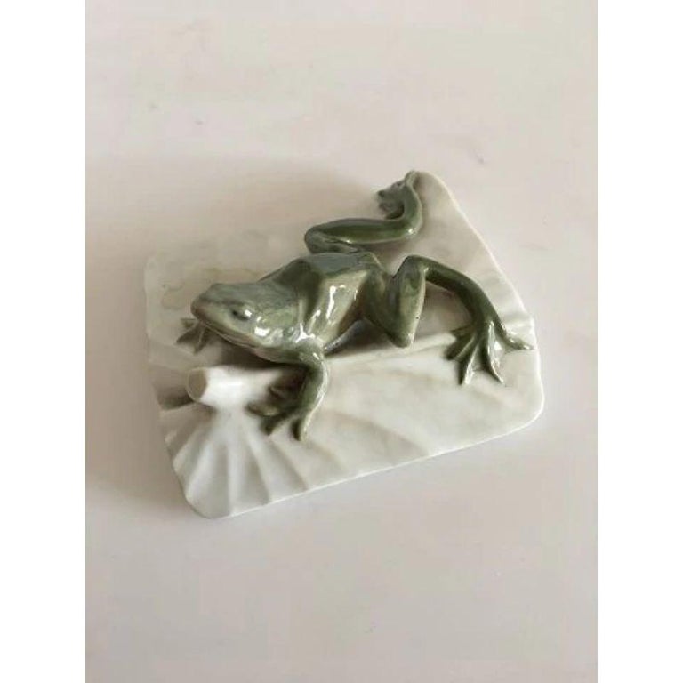 Royal Copenhagen Art Nouveau Frog Paperweight No 88 For Sale at 1stDibs