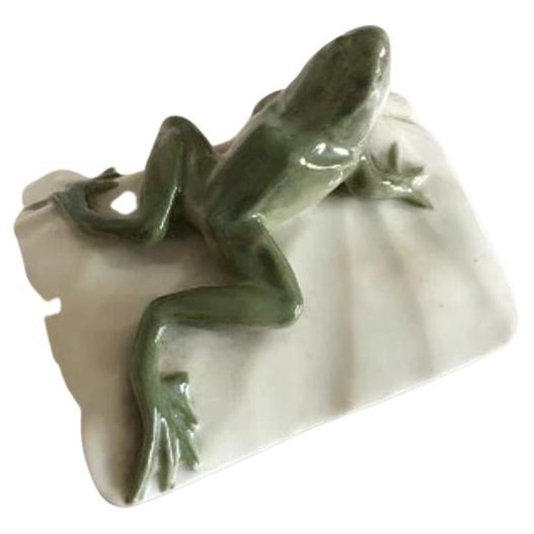 Royal Copenhagen Art Nouveau Frog Paperweight No 88 For Sale at 1stDibs