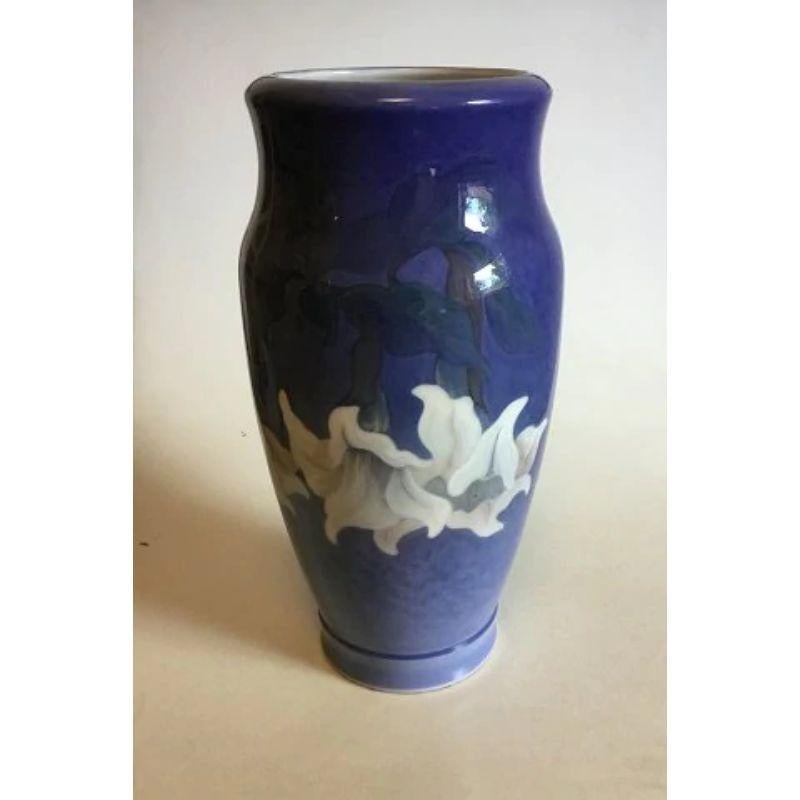 Royal Copenhagen Art Nouveau Unique Vase by Jenny Meyer For Sale at 1stDibs