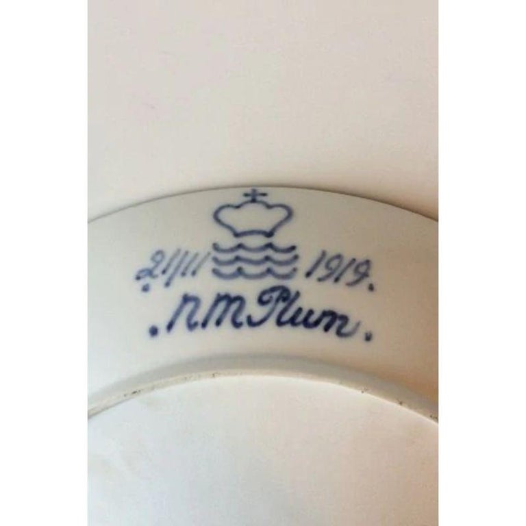 Royal Copenhagen Art Nouveau Unique Wall Charger by Niels Munk Plum ...