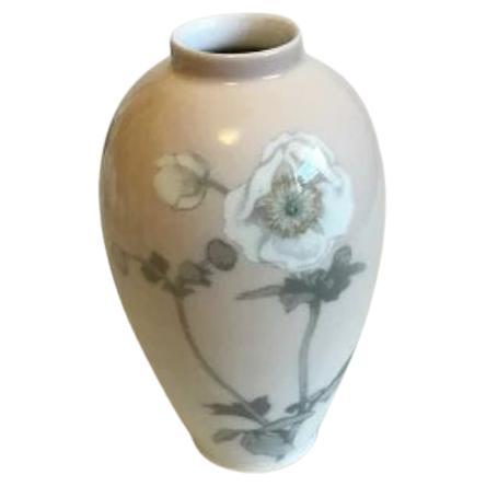 Royal Copenhagen Art Nouveau Vase with Flower Motif No 1305/239 For ...