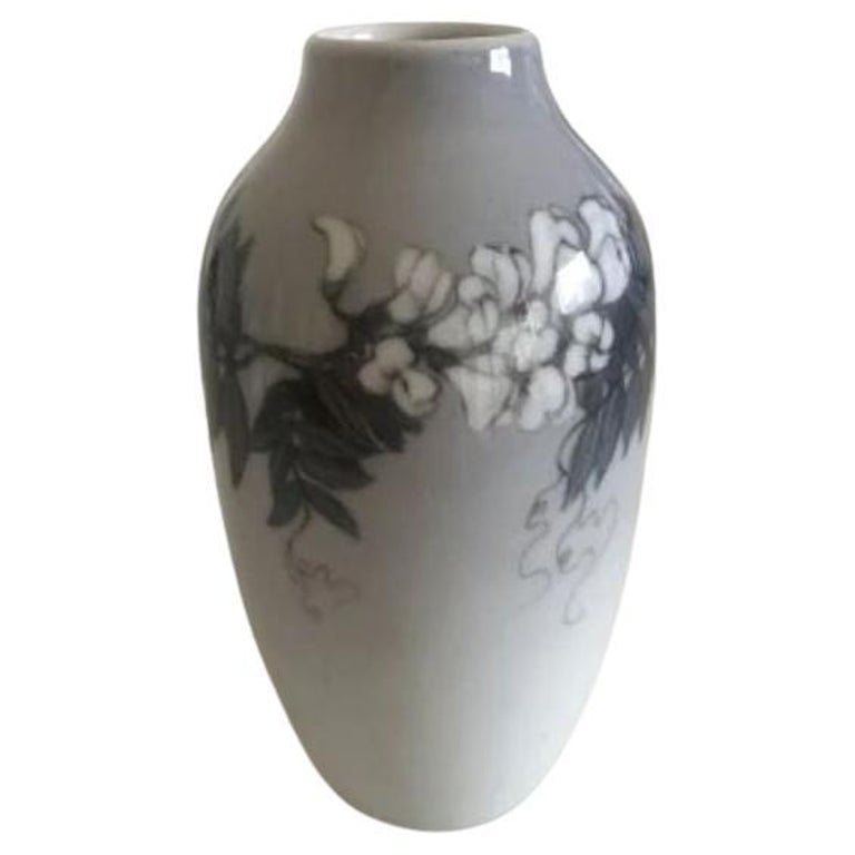 Royal Copenhagen Art Nouveau Vase with Flower Motif No 1305/239 For ...
