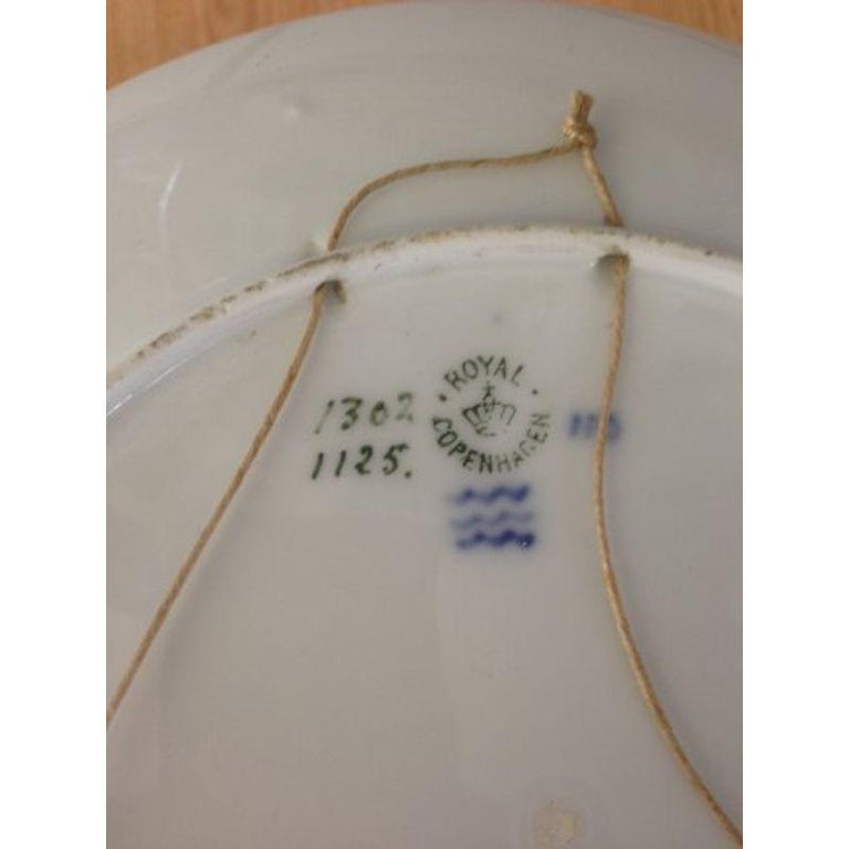 Royal Copenhagen Art Nouveau Wall Plate with Lake Motif No 1303/1125 ...