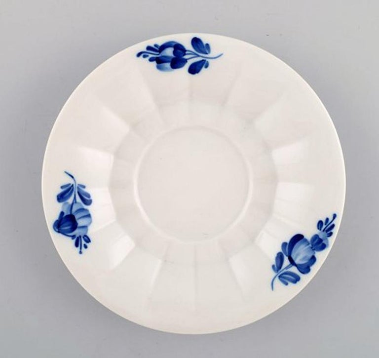 Royal Copenhagen Blue Flower Angular Large Tea Cup with Saucer, 2 Sets ...