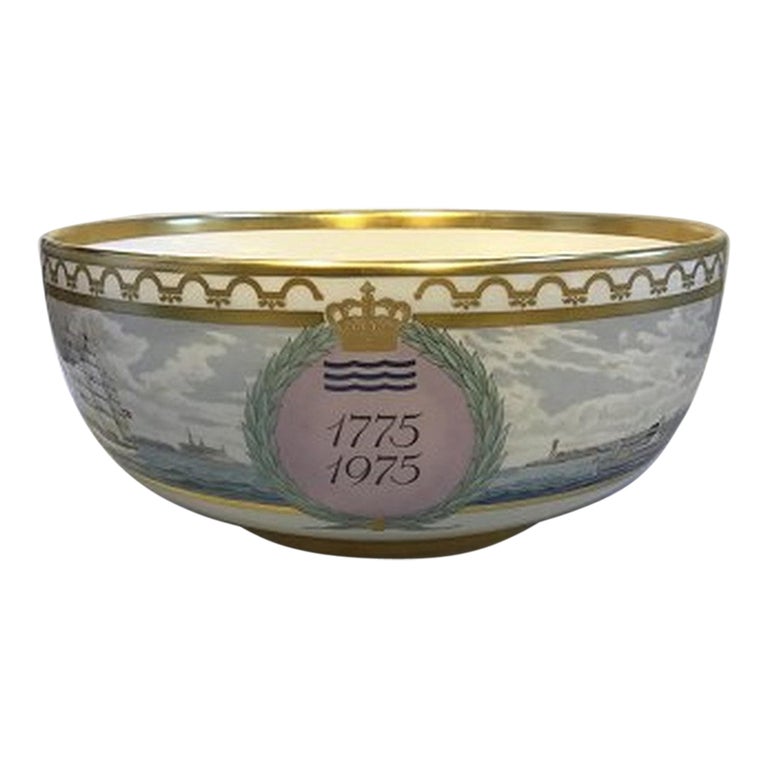 Royal Copenhagen Commemorative Bowl 1775-1975 No 749/2500 For Sale at ...