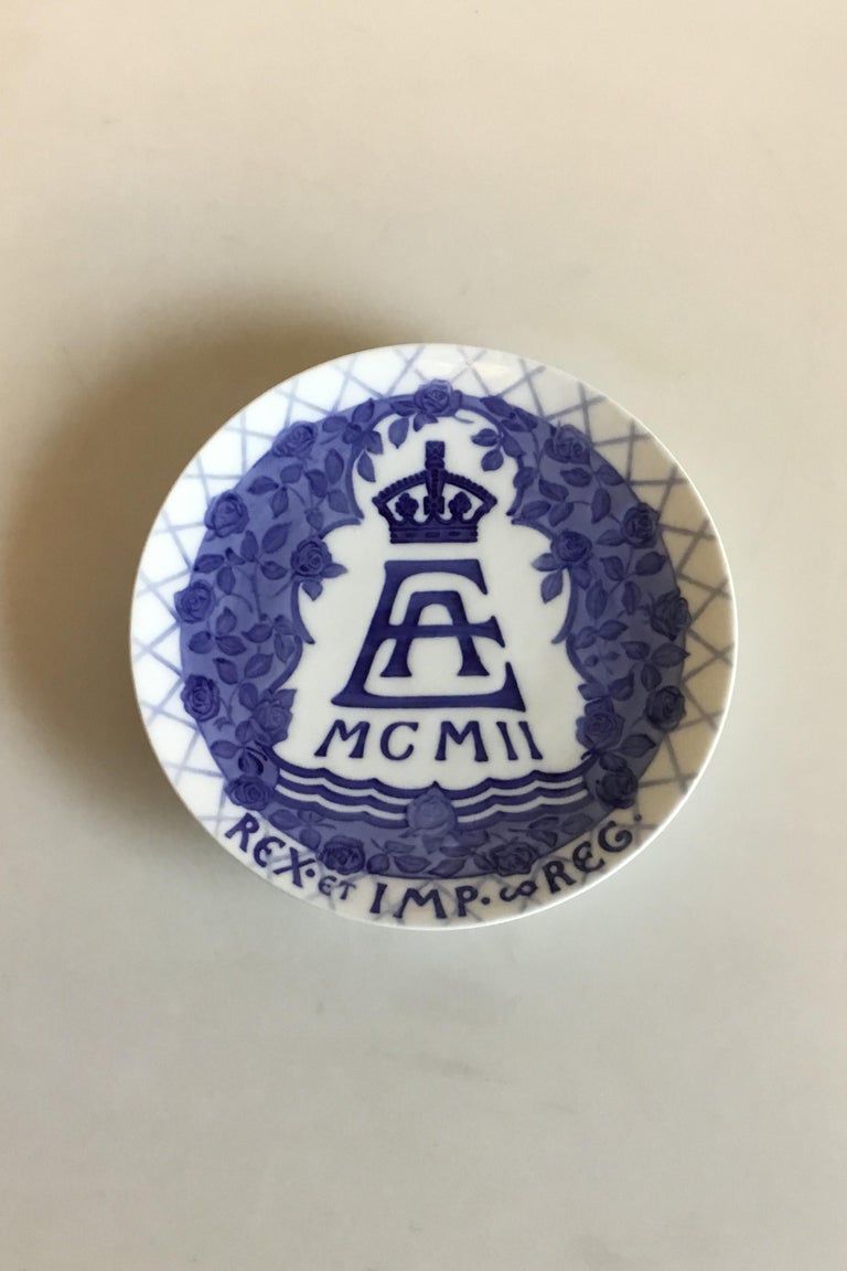Royal Copenhagen Commemorative Plate from 1902 RC-CM42 For Sale at 1stDibs
