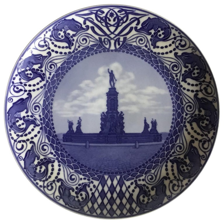 Royal Copenhagen Commemorative Plate from 1911 RC-CM121 For Sale at 1stDibs