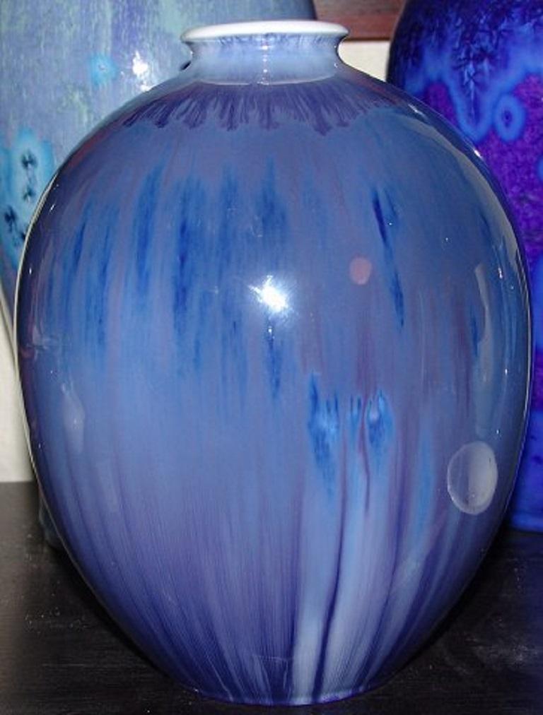 Royal Copenhagen Crystalline Vase by Soren Berg from 1925 For Sale at ...