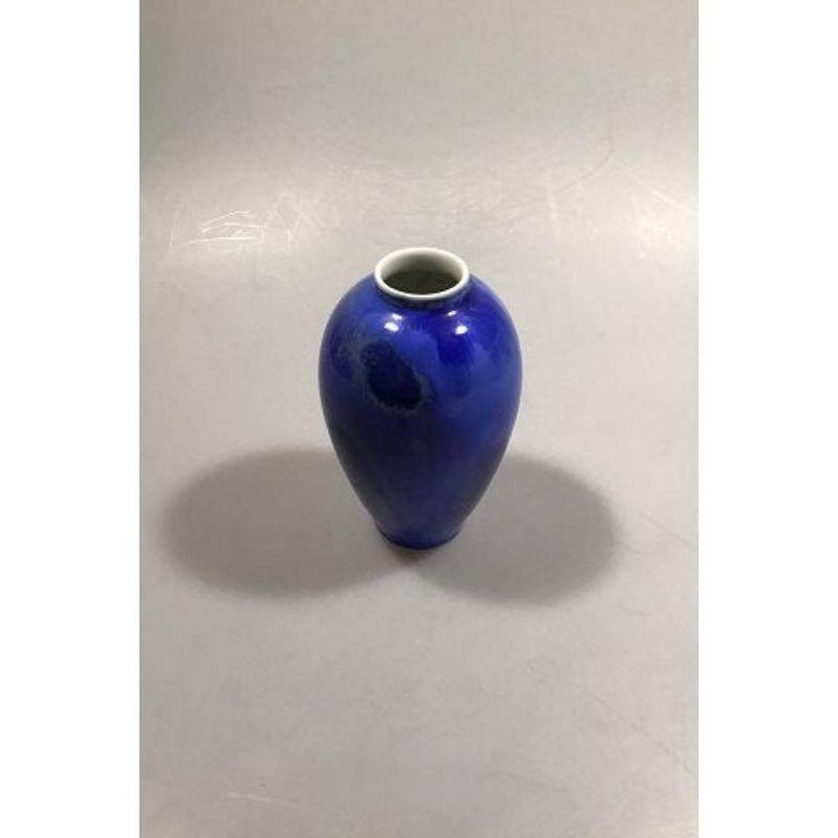 Royal Copenhagen Crystalline Vase by Søren Berg 1924 For Sale at 1stDibs