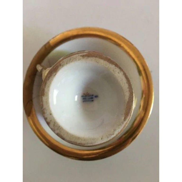 Royal Copenhagen Empire Cup with Flowers from 1820-1850 by Klein For ...