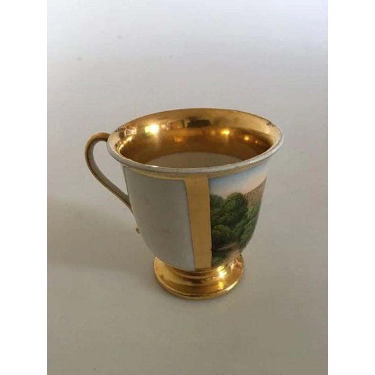 Royal Copenhagen Empire Cup with Motif of Estate from 1820-1850 For ...