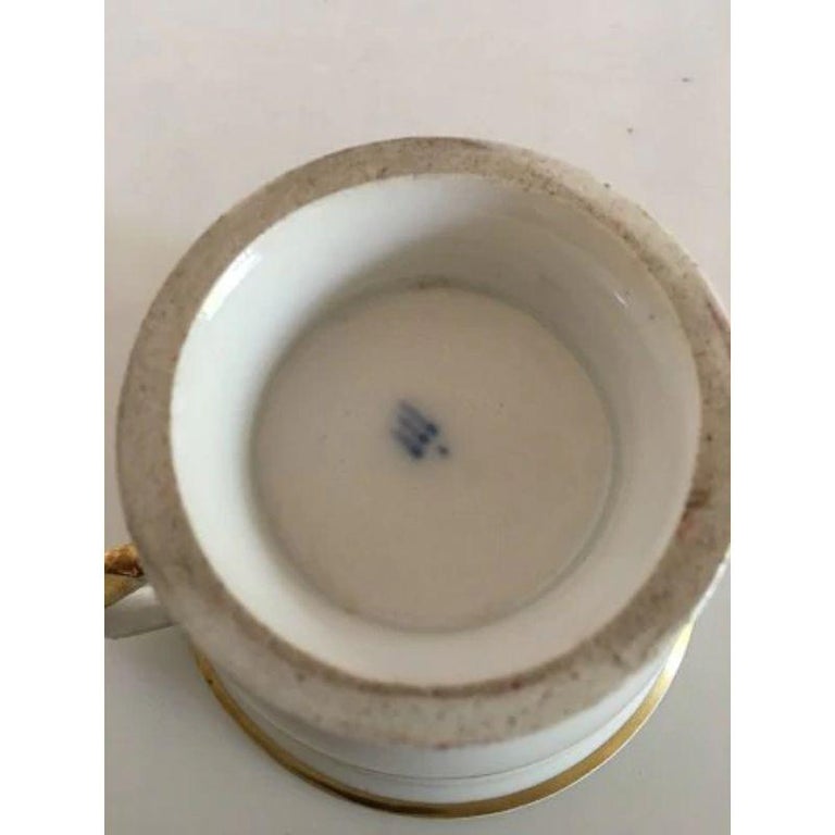 Royal Copenhagen Empire Giant Cup with Dentist Motif and Inscription ...