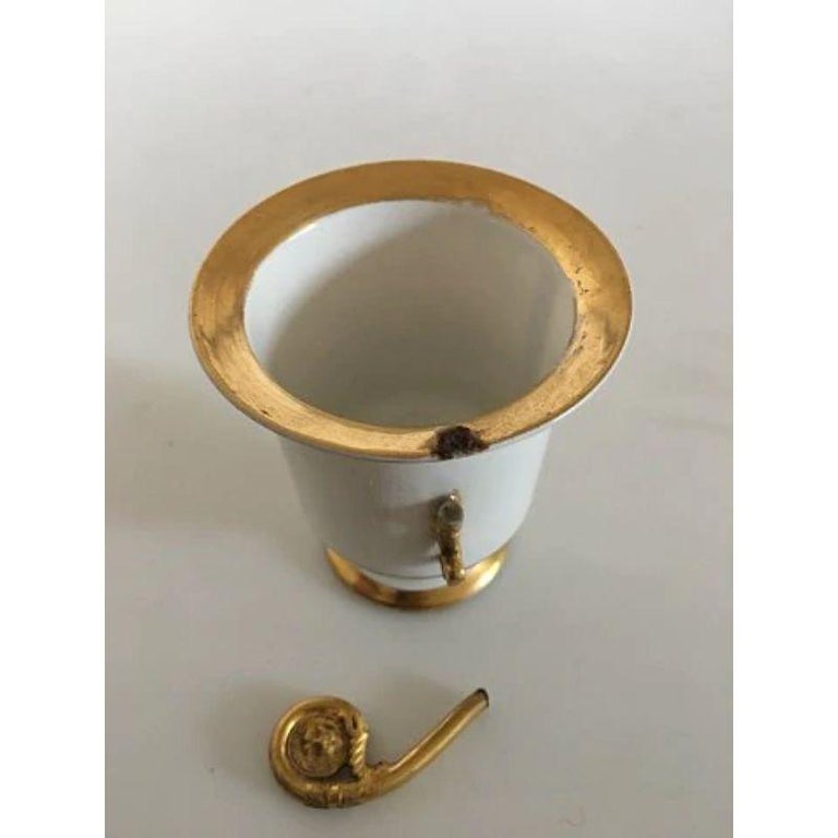 Royal Copenhagen Empire Lion Cup with Motif from Nyborg from 1820-1850 ...