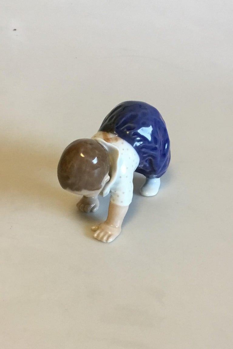 Royal Copenhagen Figurine Crawling Child No 1518 at 1stDibs