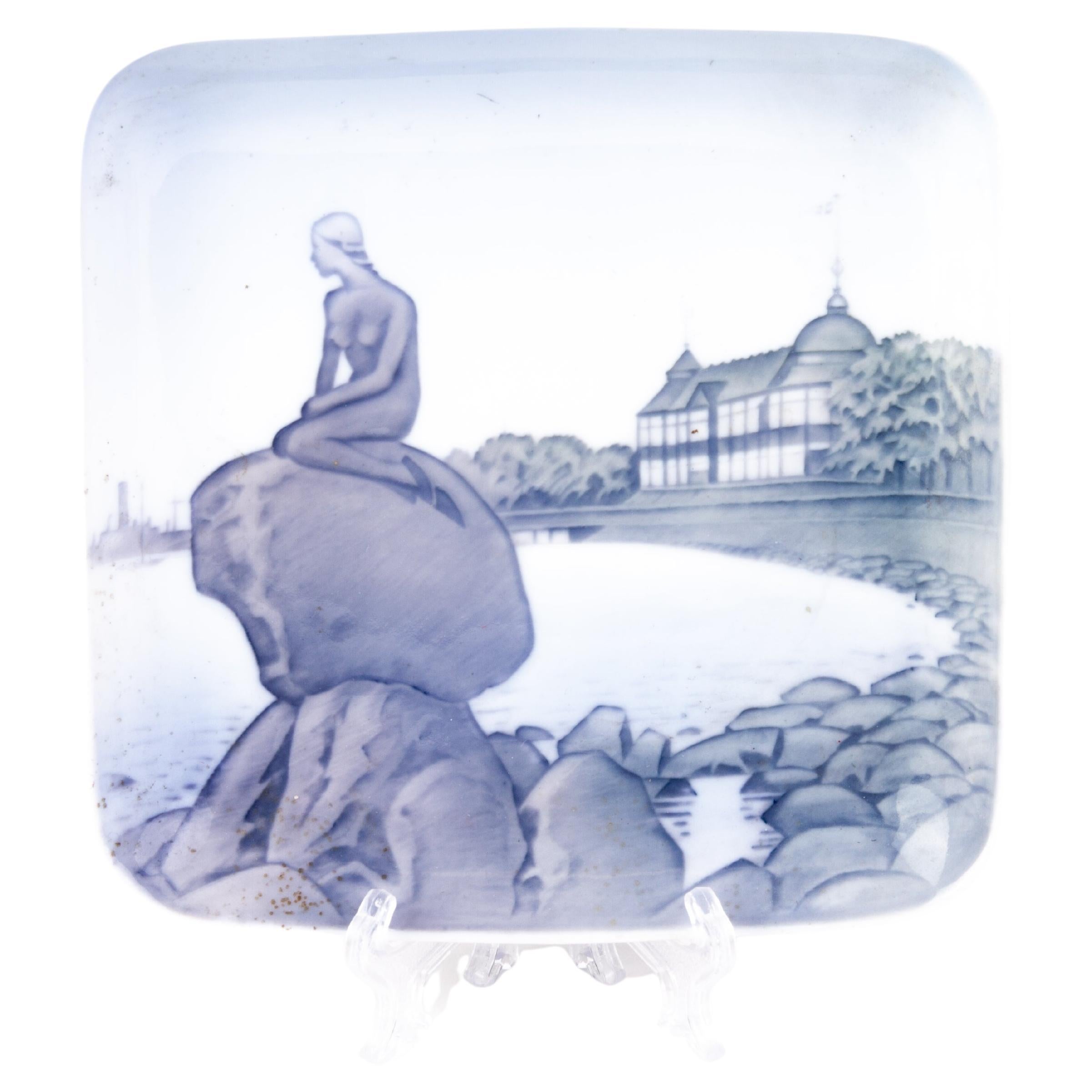 Royal Copenhagen Fine Denmark Porcelain Mermaid Dish Tray For Sale at ...