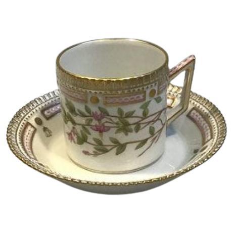 Berlin Chocolate Cup, Rococo Hunt Scenes, circa 1780 For Sale at 1stDibs