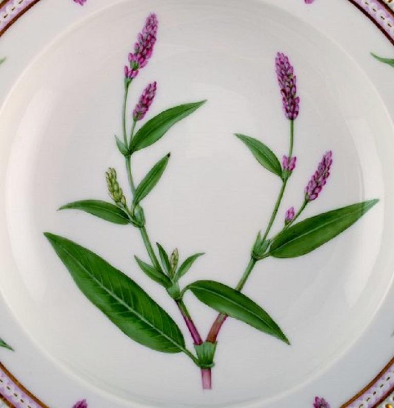 Royal Copenhagen Flora Danica Deep Plate Model Number 20/3546 at 1stDibs
