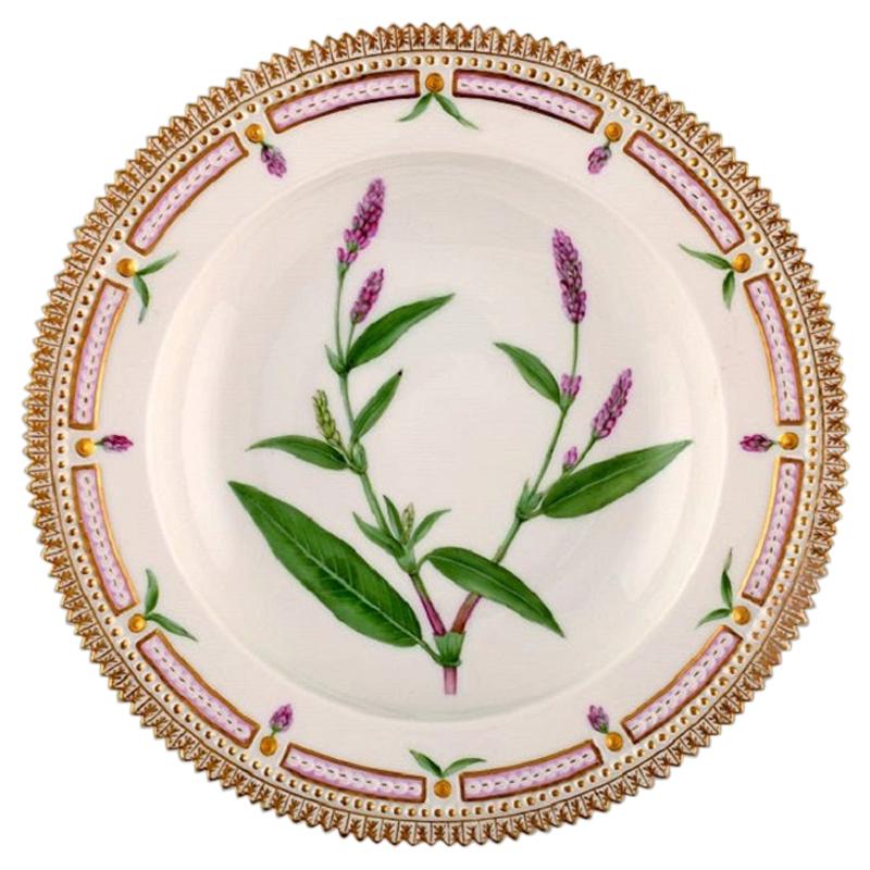 Royal Copenhagen Flora Danica Deep Plate Model Number 20/3546 at 1stDibs