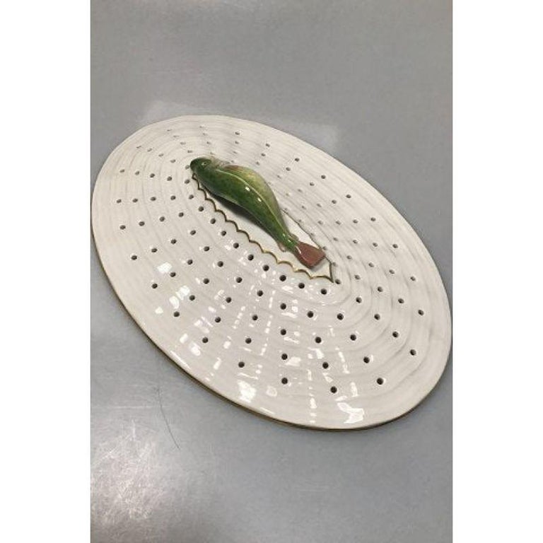 Royal Copenhagen Flora Danica Fish Drainer for Fish Platter No 19/3522 ...