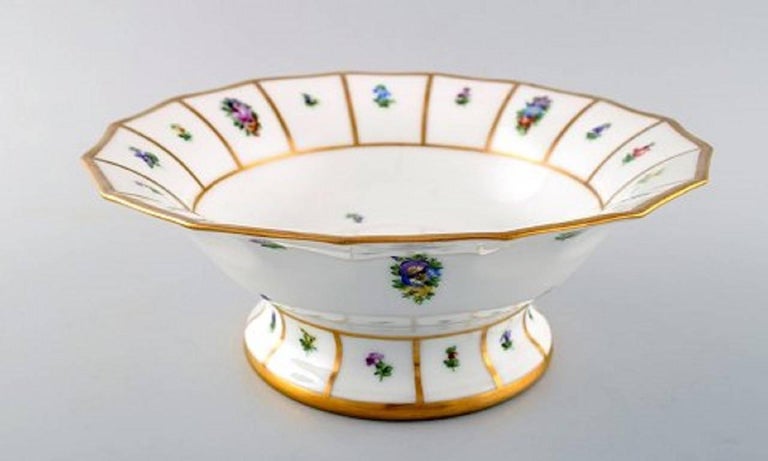 Royal Copenhagen Henriette Centrepiece, Hand-Painted Porcelain, No. 444 ...