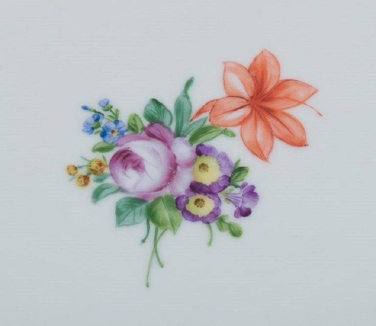 Royal Copenhagen Light Saxon Flower, Oval Serving Dish in Porcelain For ...