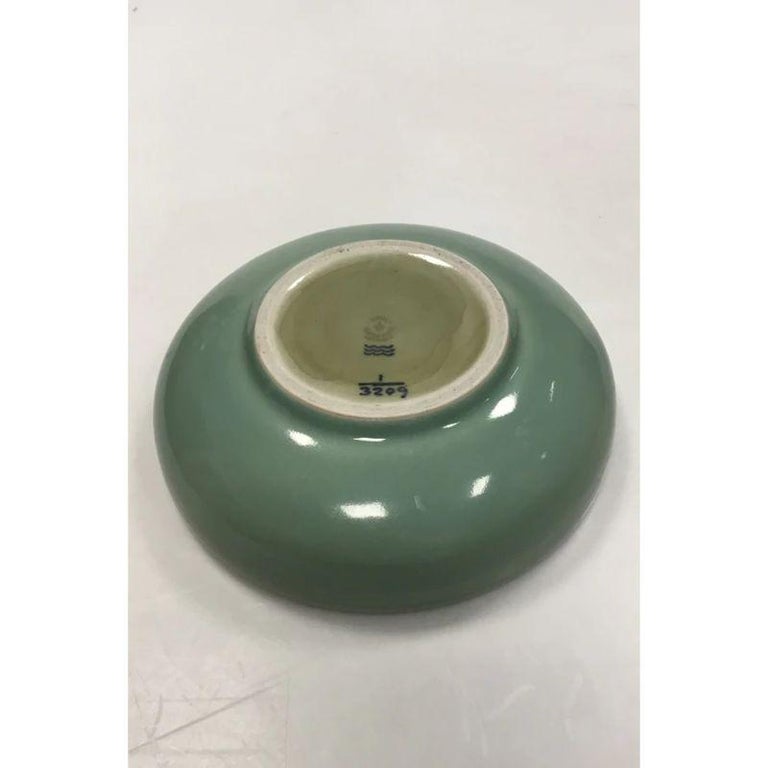 Royal Copenhagen Low Celadon Bowl No 3209 For Sale at 1stDibs