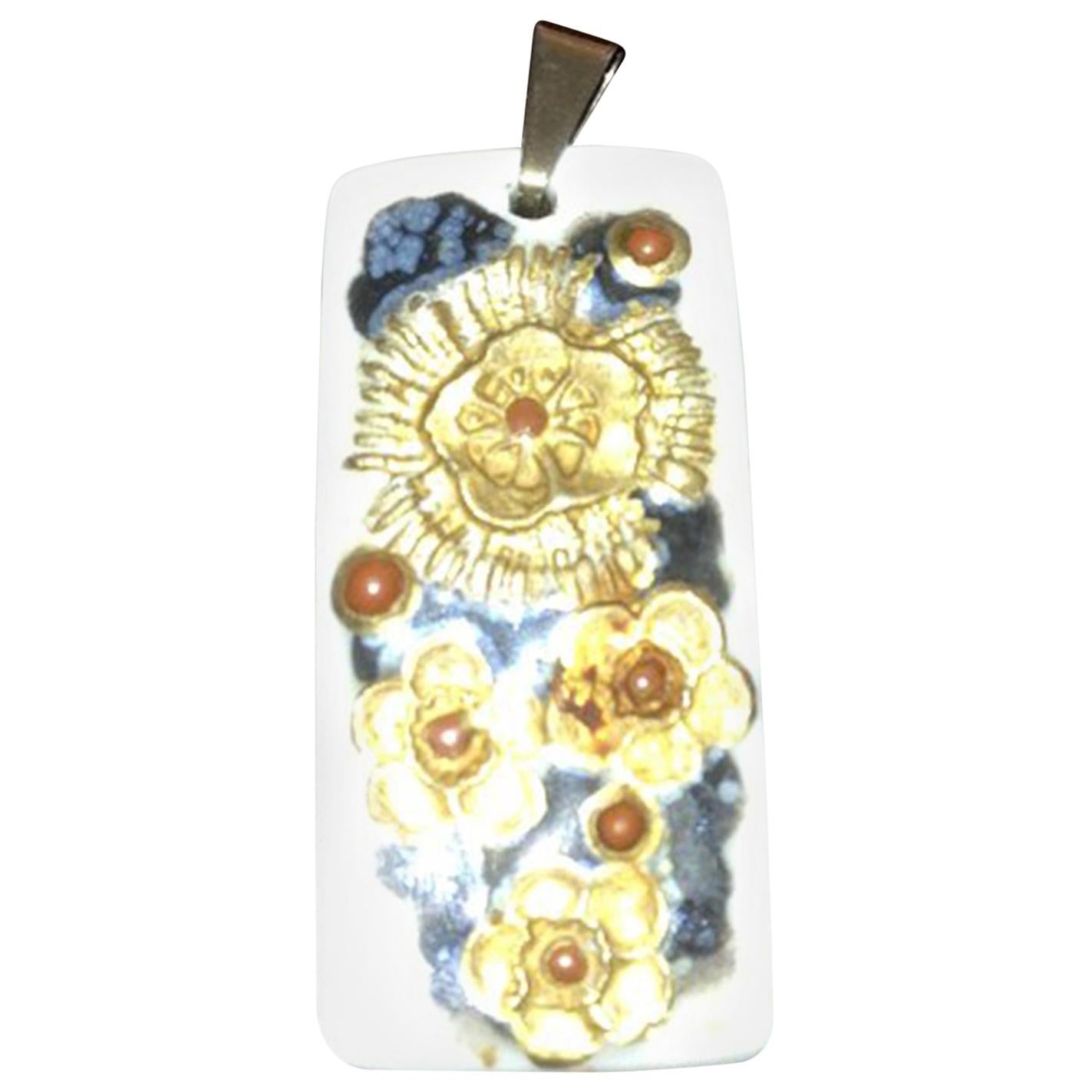 Royal Copenhagen Nils Thorsson Pendant with Chain For Sale at 1stDibs