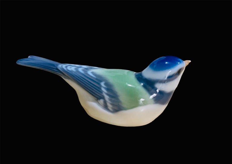 Royal Copenhagen Porcelain Bird Figurine-Blue Tit For Sale at 1stDibs