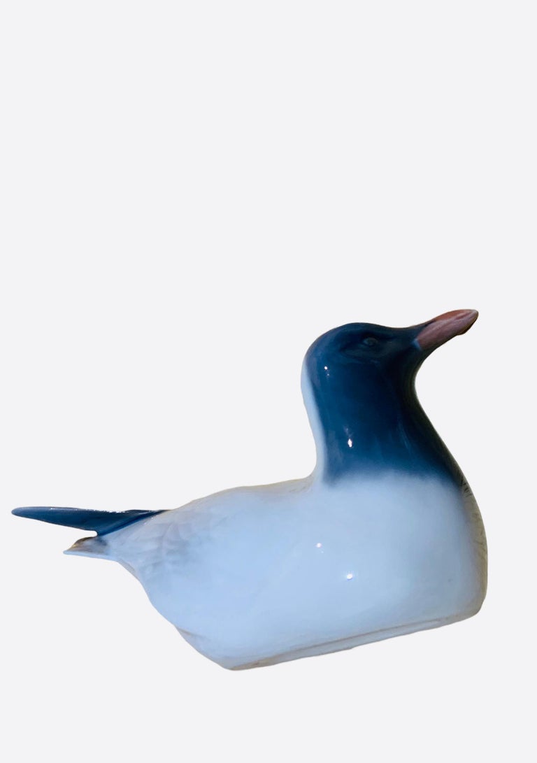 Royal Copenhagen Porcelain Bird Figurine-Seagull For Sale at 1stDibs