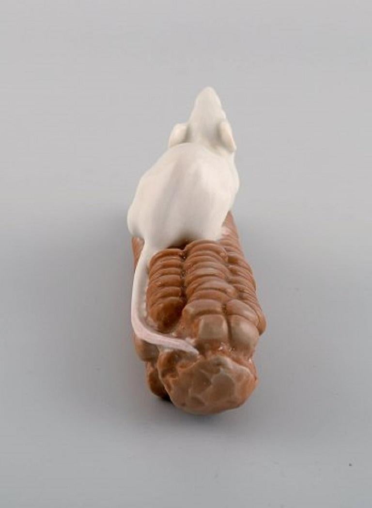 Royal Copenhagen Porcelain Figurine, Mouse on a Corn Cob, Early 20th ...