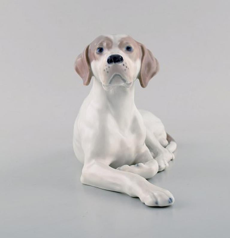 Royal Copenhagen Porcelain Figurine, Pointer, Model Number 1635 For ...