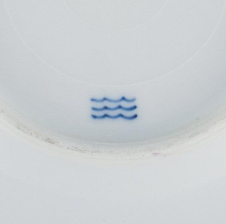 Royal Copenhagen, Saxon Flower, Nine Plates in Porcelain For Sale at ...