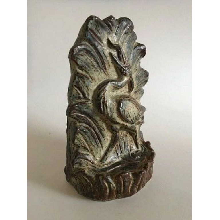 Royal Copenhagen Stoneware Knud Kyhn Heron Figurine No 21918 For Sale ...