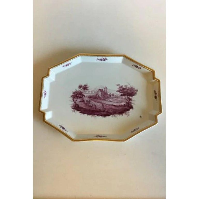 Royal Copenhagen Tete á Tete Coffee Set with Dark Rose Decoration in ...