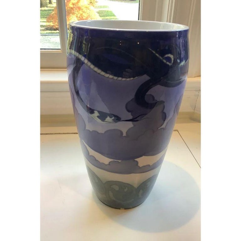 Royal Copenhagen Unique Art Nouveau Vase by Carl Mortensen from 1892 No ...