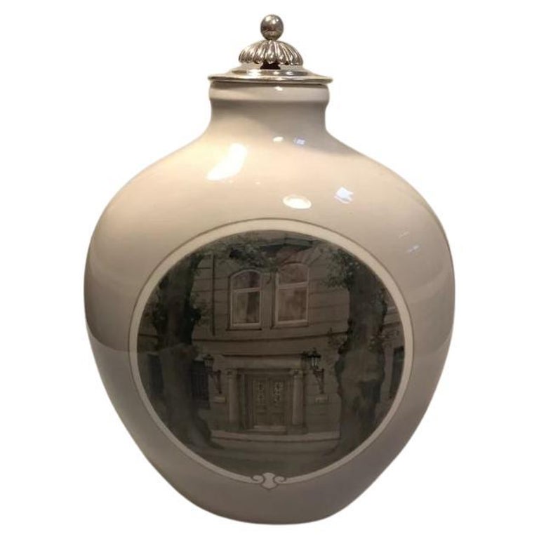 Royal Copenhagen Unique Vase by Karl Peter Ricard Bøcher / Knud ...