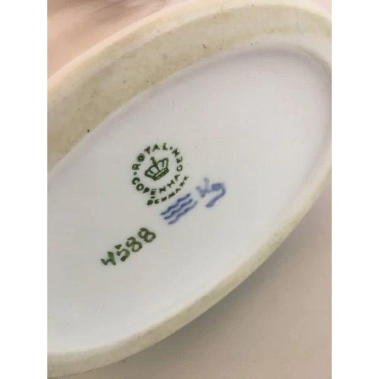 Royal Copenhagen Vase No. 4588 with Village Motif For Sale at 1stDibs