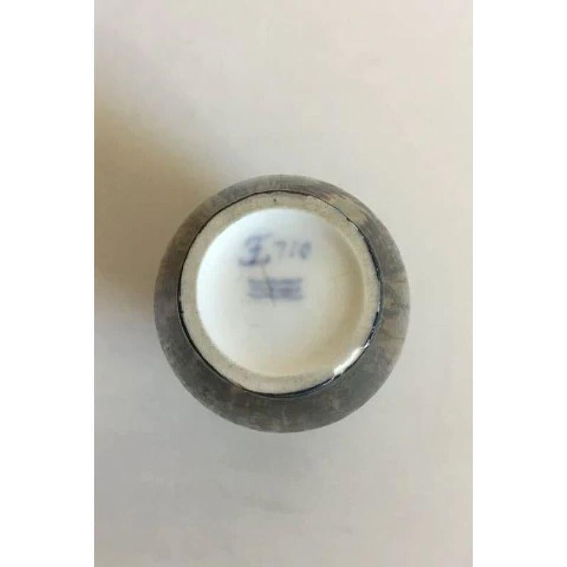 Royal Copenhagen Vase with Brown Glaze, Designed by Carl Frederik ...