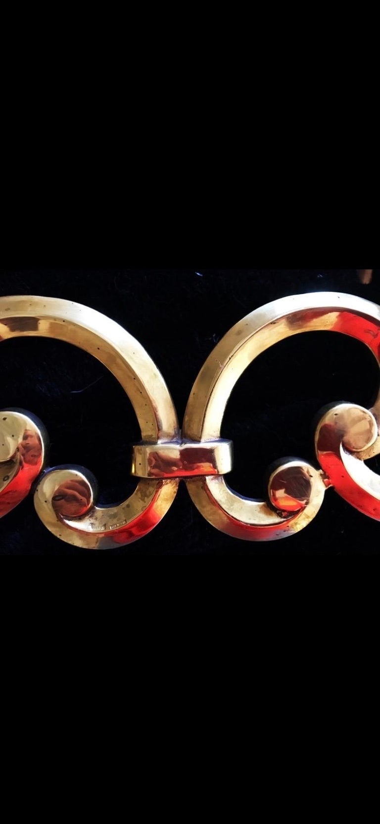 Royal Crown Bronze Wall Lighting by Valenti, Spain, 1970 For Sale at ...