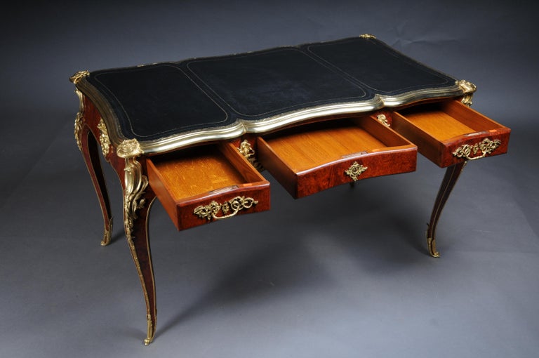 Royal desk / bureau plat in Louis XV style For Sale at 1stDibs