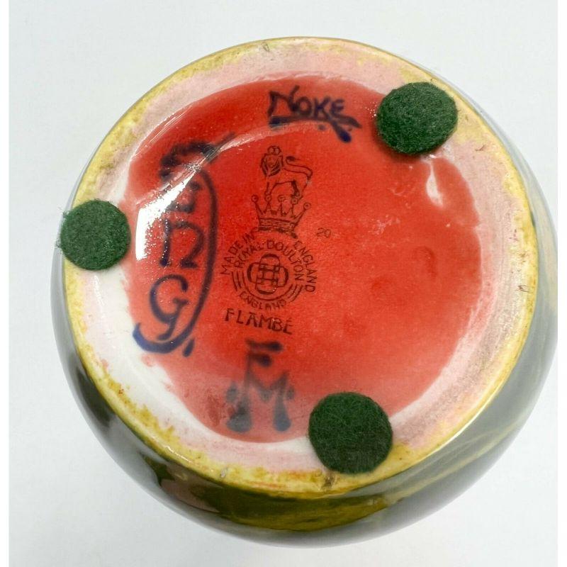 Royal Doulton England Porcelain Noke Sung Ware Flambe Vase, circa 1930 ...
