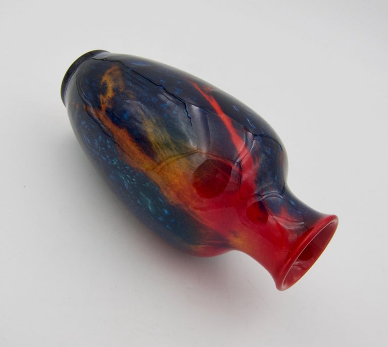 Royal Doulton Flambe Sung Ware Vase Signed by Noke and Moore For Sale ...