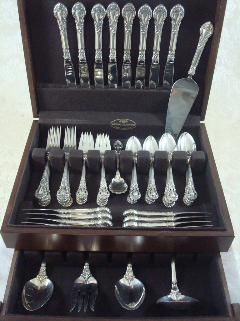 Royal Dynasty by Kirk Stieff Sterling Silver Flatware Service Set 54 ...