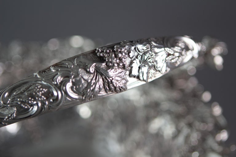 Royal Interest, a George II Silver Harvest Basket London 1759, by ...