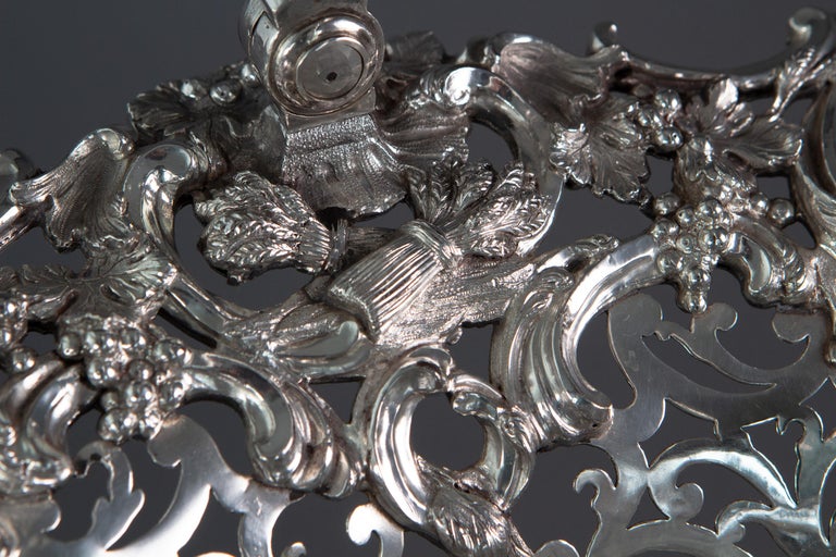 Royal Interest, a George II Silver Harvest Basket London 1759, by ...