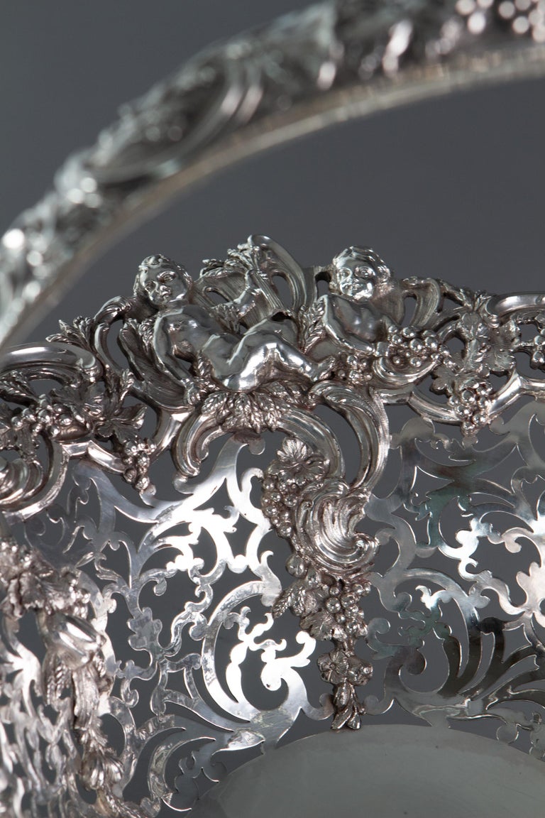 Royal Interest, a George II Silver Harvest Basket London 1759, by ...