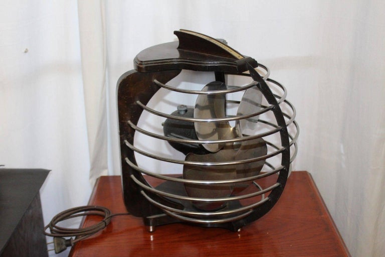 Royal Rochester Art Deco Electric Vintage Table Fan, 1930s at 1stDibs