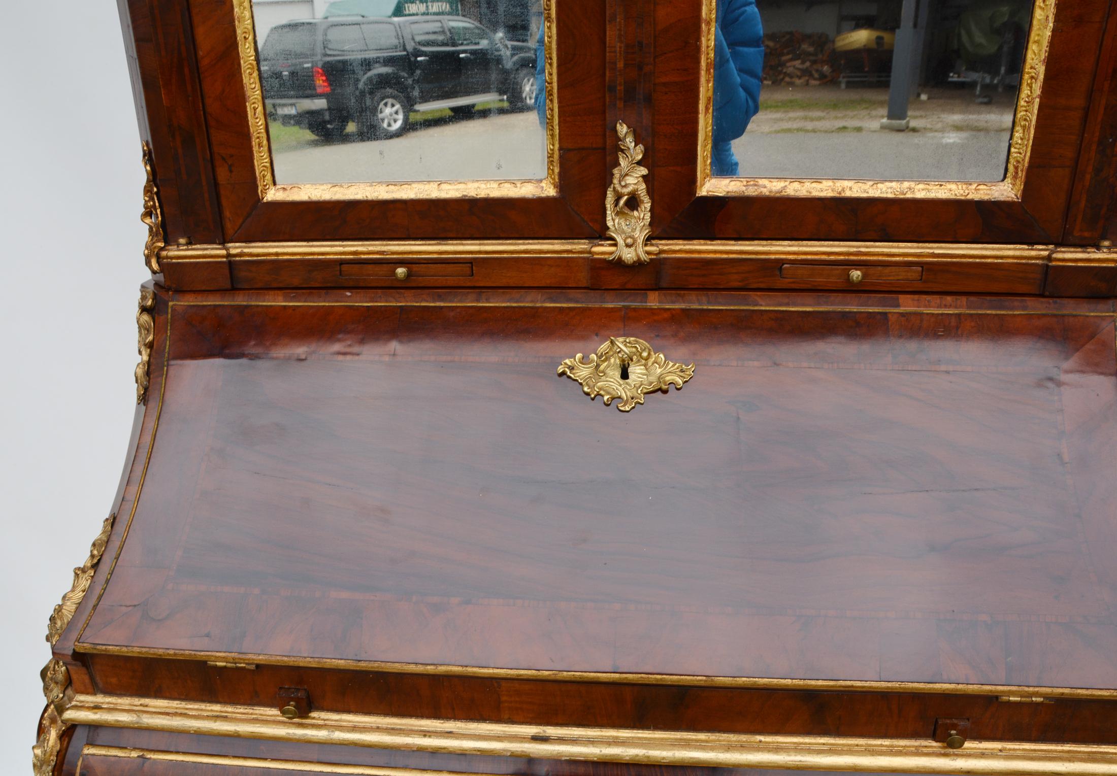 Royal Rococo Secretary, Matthias Ortmann, Copenhagen, 1750s at 1stDibs